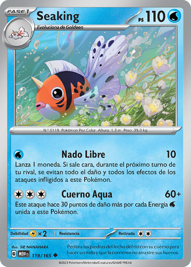 Seaking (151 TCG) - WikiDex, la enciclopedia Pokémon
