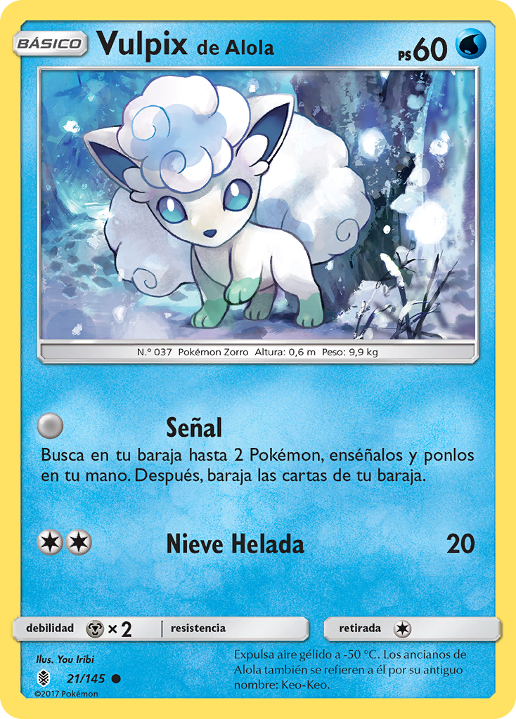 Vulpix de Alola (Albor de Guardianes TCG) - WikiDex, la enciclopedia ...