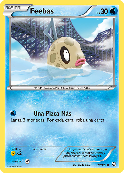Feebas (Dragones Majestuosos TCG) - WikiDex, la enciclopedia Pokémon