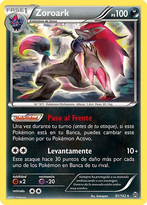Zoroark (TURBOimpulso TCG) - WikiDex, la enciclopedia Pokémon