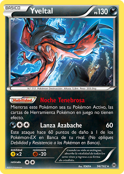 Yveltal (TURBOimpulso TCG) - WikiDex, la enciclopedia Pokémon