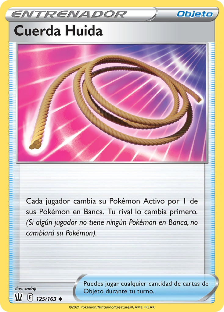 Cuerda Huida (TCG) - WikiDex, la enciclopedia Pokémon