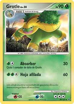 Grotle (Platino TCG) - WikiDex, la enciclopedia Pokémon