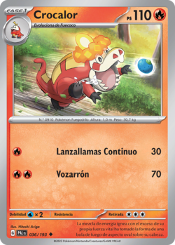 Crocalor (Evoluciones en Paldea TCG) - WikiDex, la enciclopedia Pokémon