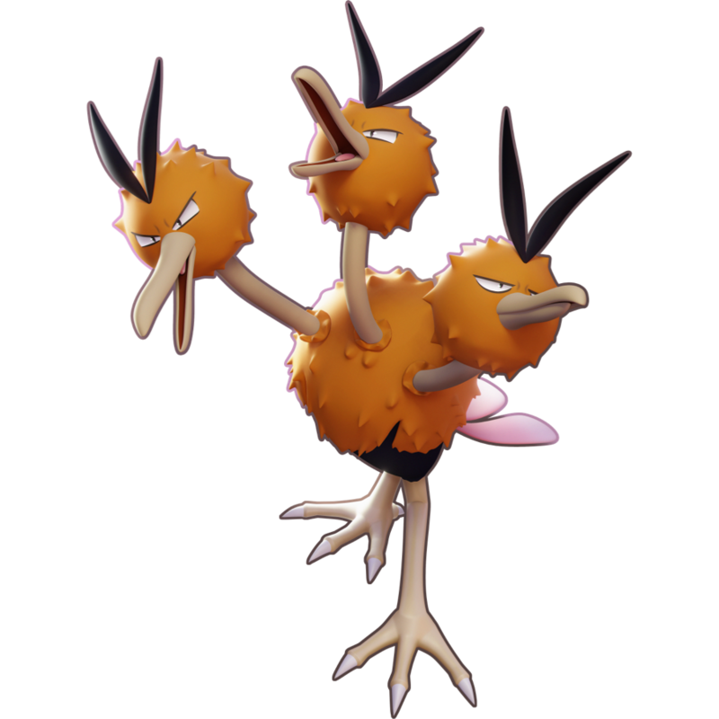 Archivo:Artwork Dodrio UNITE.png - WikiDex, la enciclopedia Pokémon