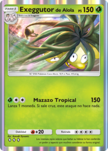 Exeggutor de Alola (Guardianes Celestiales TCG Pocket) - WikiDex, la enciclopedia Pokémon