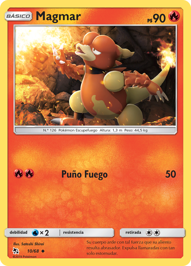 Magmar (Destinos Ocultos TCG) - WikiDex, la enciclopedia Pokémon