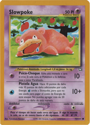 Slowking (Neo Génesis TCG) - WikiDex, la enciclopedia Pokémon