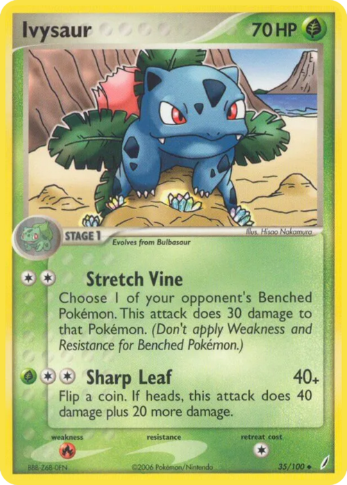 Ivysaur (Crystal Guardians 35 TCG) - WikiDex, la enciclopedia Pokémon