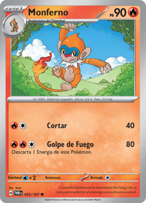 Chimchar (Mascarada Crepuscular TCG) - WikiDex, la enciclopedia Pokémon