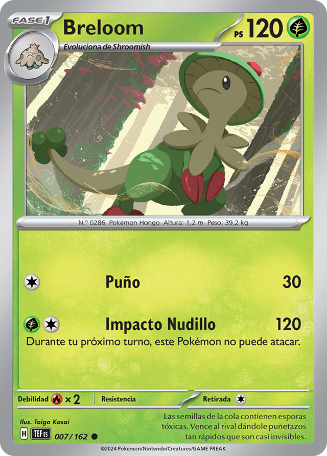Breloom (Fuerzas Temporales TCG) - WikiDex, la enciclopedia Pokémon