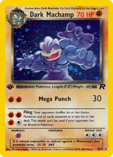 Dark Machoke (Team Rocket TCG) - WikiDex, la enciclopedia Pokémon