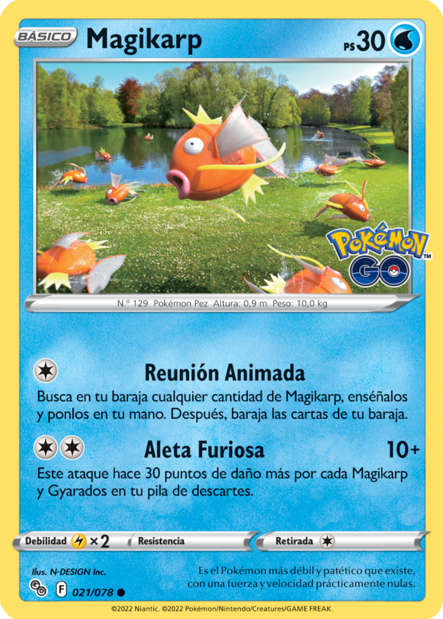 Magikarp (Pokémon GO TCG) - WikiDex, la enciclopedia Pokémon