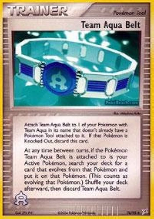 Team Aqua Belt (TCG) - WikiDex, la enciclopedia Pokémon