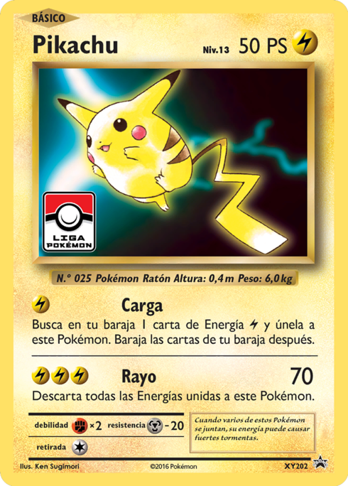 Pikachu (XY Promo 202 TCG) - WikiDex, la enciclopedia Pokémon
