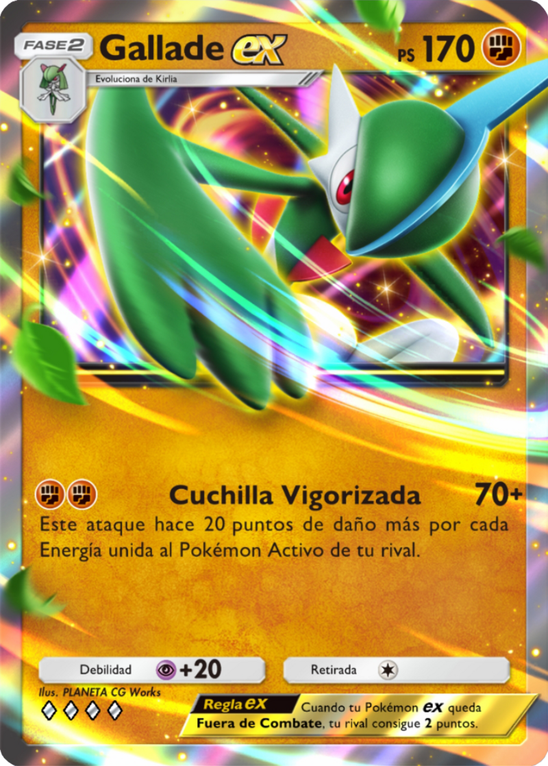 Gallade ex (Pugna Espaciotemporal TCG Pocket) - WikiDex, la enciclopedia Pokémon