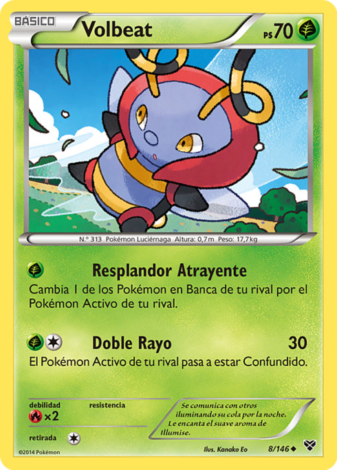 Volbeat (XY TCG) - WikiDex, la enciclopedia Pokémon