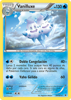 Vanilluxe (Nobles Victorias TCG) - WikiDex, la enciclopedia Pokémon