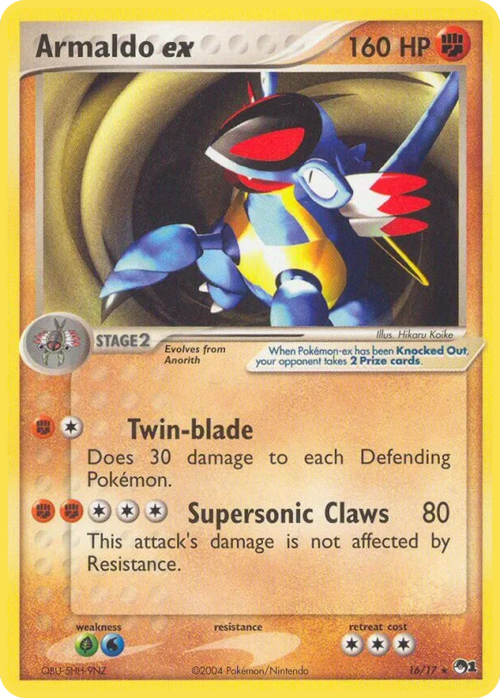 Armaldo-ex (POP Series 1 TCG) - WikiDex, la enciclopedia Pokémon