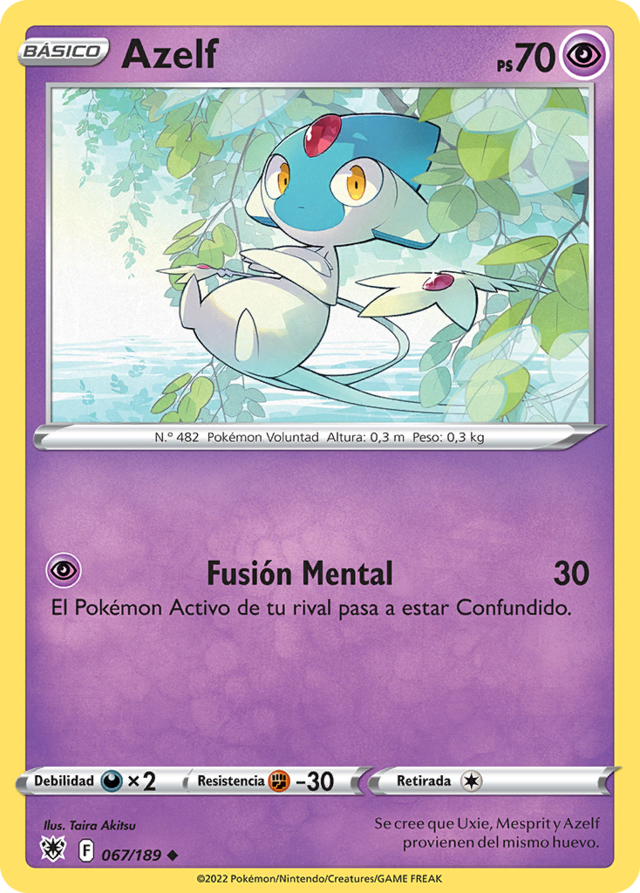 Azelf (Resplandor Astral TCG) - WikiDex, la enciclopedia Pokémon