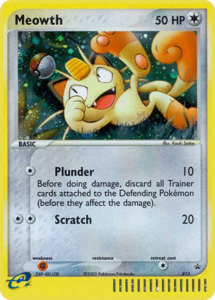 Meowth (Nintendo Promo 13 TCG) - WikiDex, la enciclopedia Pokémon
