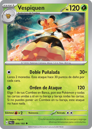 Combee (Evoluciones en Paldea TCG) - WikiDex, la enciclopedia Pokémon