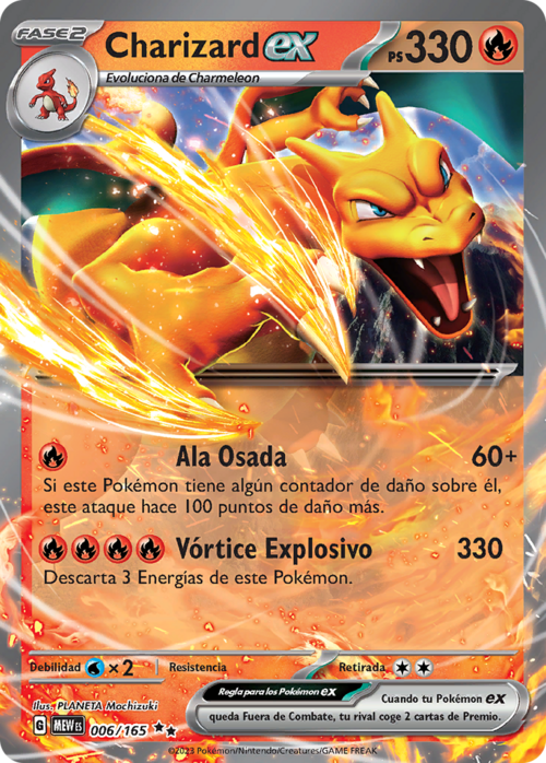 Charizard ex (151 TCG) - WikiDex, la enciclopedia Pokémon