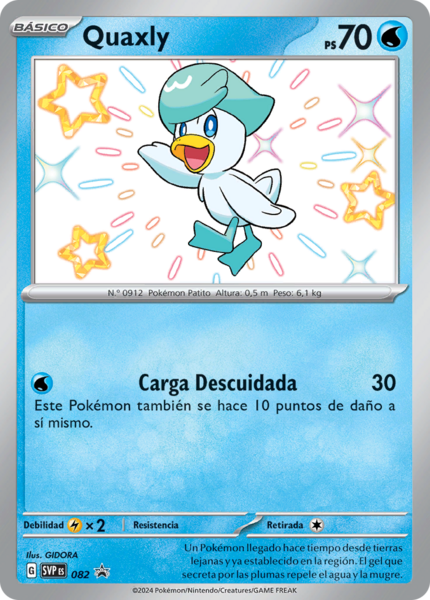 Quaxly (Evoluciones en Paldea 50 TCG) - WikiDex, la enciclopedia Pokémon