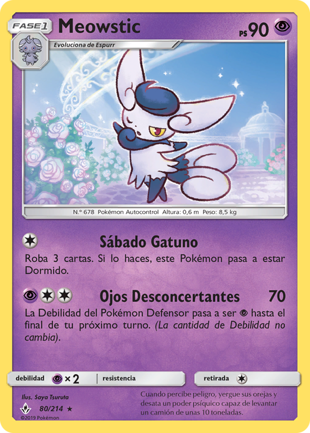 Meowstic (Vínculos Indestructibles TCG) - WikiDex, la enciclopedia Pokémon