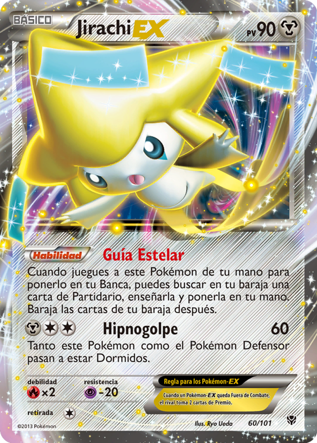 Jirachi-EX (Explosión Plasma TCG) - WikiDex, la enciclopedia Pokémon