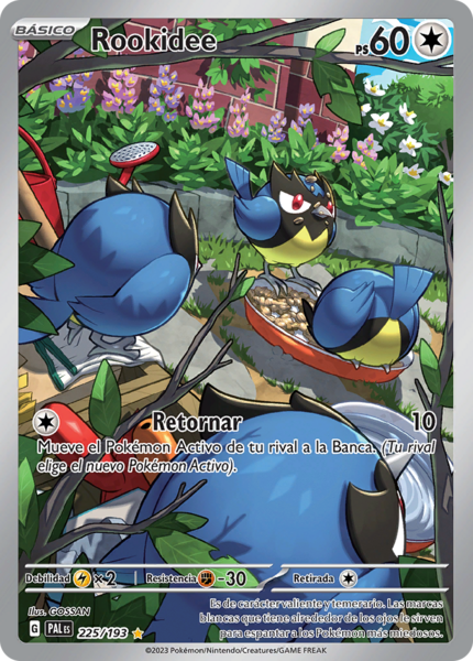 Rookidee (Evoluciones en Paldea TCG) - WikiDex, la enciclopedia Pokémon