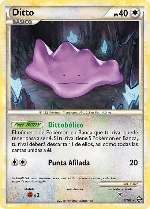 Ditto (Triunfadores TCG) - WikiDex, la enciclopedia Pokémon
