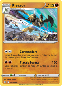 Kleavor (Resplandor Astral 86 TCG) - WikiDex, la enciclopedia Pokémon