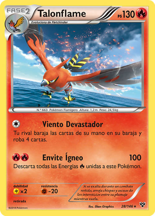Talonflame (XY TCG) - WikiDex, la enciclopedia Pokémon