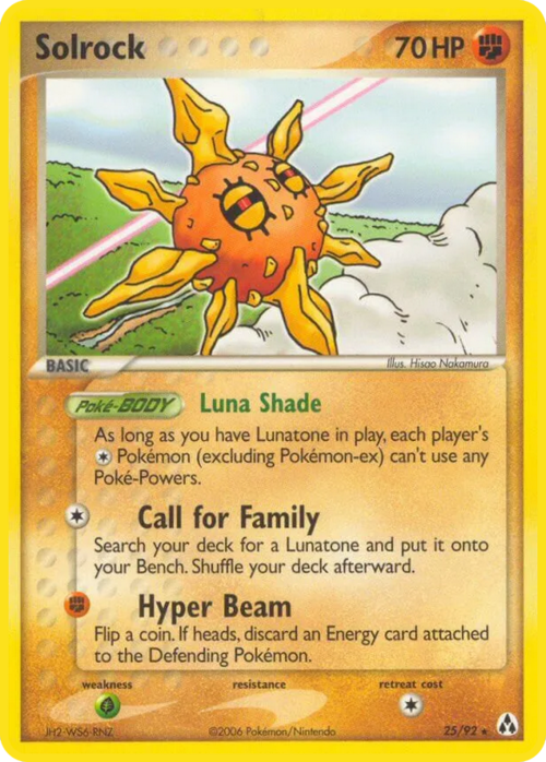 Solrock (Legend Maker TCG) - WikiDex, la enciclopedia Pokémon