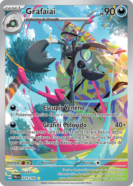 Grafaiai (Evoluciones en Paldea TCG) - WikiDex, la enciclopedia Pokémon