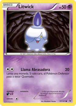 Litwick (Nobles Victorias 57 TCG) - WikiDex, la enciclopedia Pokémon