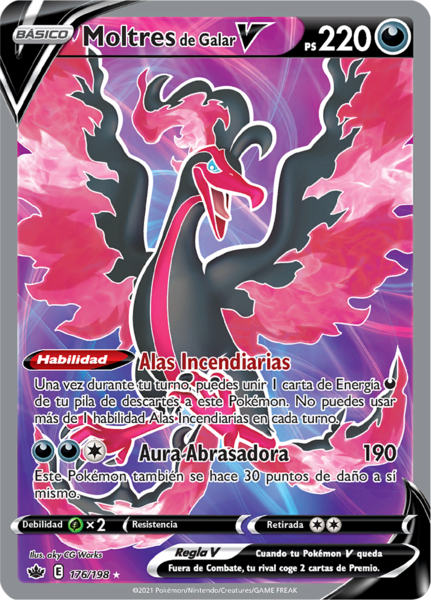 Moltres de Galar V (Reinado Escalofriante TCG) - WikiDex, la ...