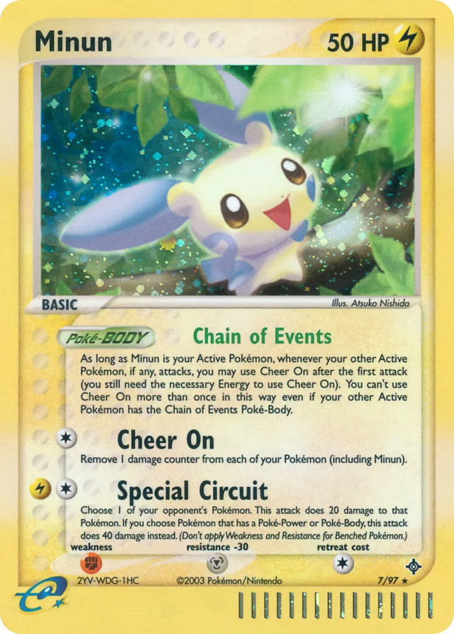 Minun (Dragon TCG) - WikiDex, la enciclopedia Pokémon