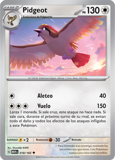 Pidgey (151 TCG) - WikiDex, la enciclopedia Pokémon