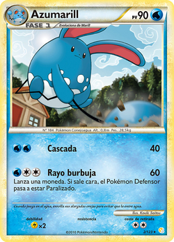 Azumarill (HeartGold & SoulSilver TCG) - WikiDex, la enciclopedia Pokémon