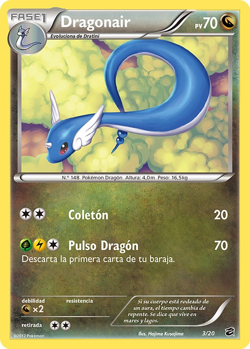 Dragonair (Tesoro de Dragones 3 TCG) - WikiDex, la enciclopedia Pokémon