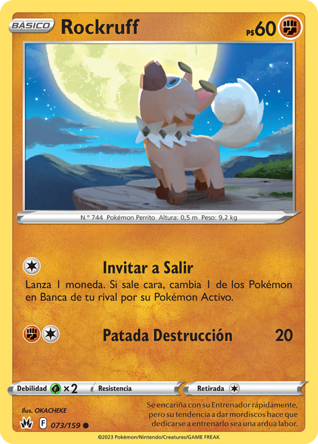 Rockruff (Cenit Supremo TCG) - WikiDex, la enciclopedia Pokémon