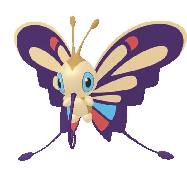 Archivo:Beautifly HOME variocolor hembra.webm - WikiDex, la enciclopedia Pokémon