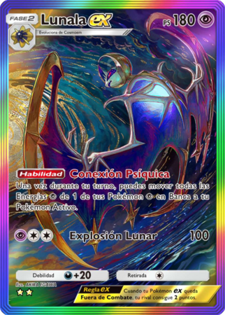 Lunala ex (Guardianes Celestiales TCG Pocket) - WikiDex, la enciclopedia Pokémon
