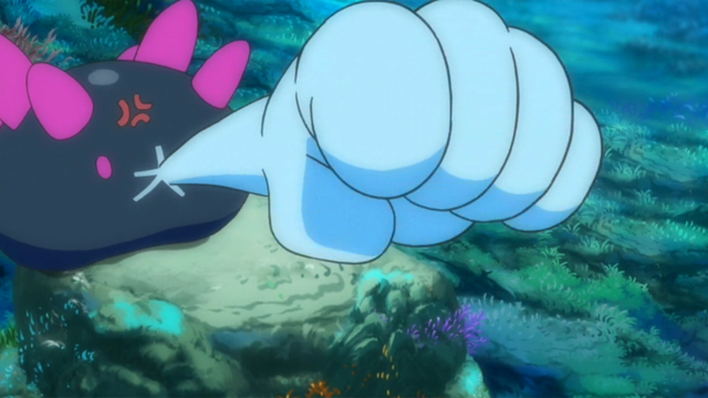 Archivo:EP999 Pyukumuku.png - WikiDex, la enciclopedia Pokémon