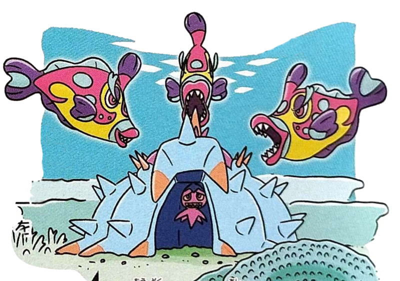 Archivo:Bruxish cazando Pokécology.png - WikiDex, la enciclopedia Pokémon