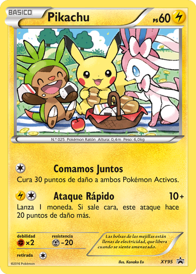 Pikachu (XY Promo 95 TCG) - WikiDex, la enciclopedia Pokémon