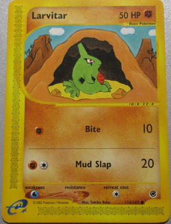 Larvitar (Expedition Base Set TCG) - WikiDex, la enciclopedia Pokémon