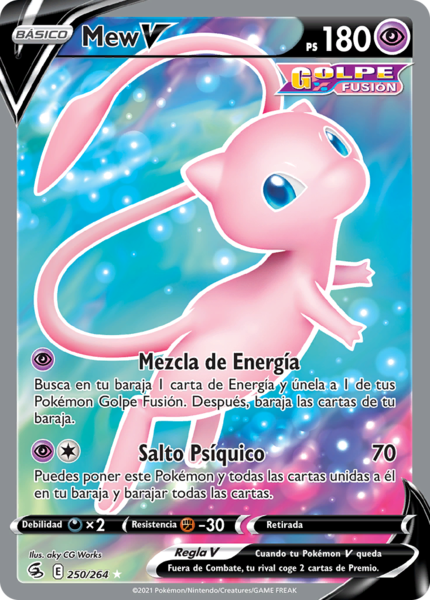 Mew V (Golpe Fusión TCG) - WikiDex, la enciclopedia Pokémon